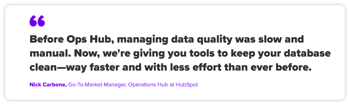 How to Solve 6 Common Data Quality Issues with Operations Hub