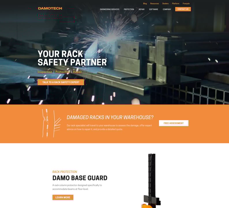 Damotech Partners with New Breed to Launch New Website