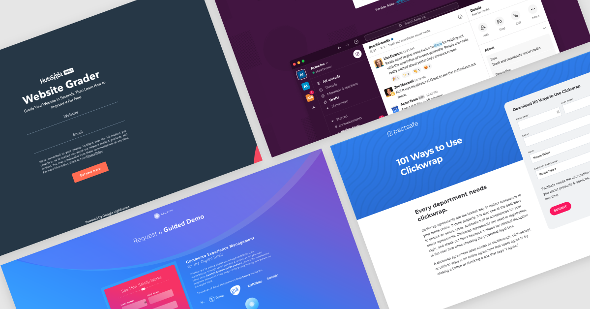 6 Outstanding Landing Page Examples