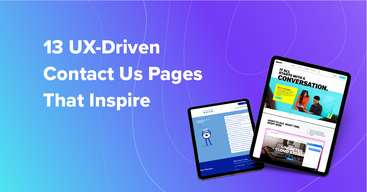13 UX-Driven Contact Us Page Examples
