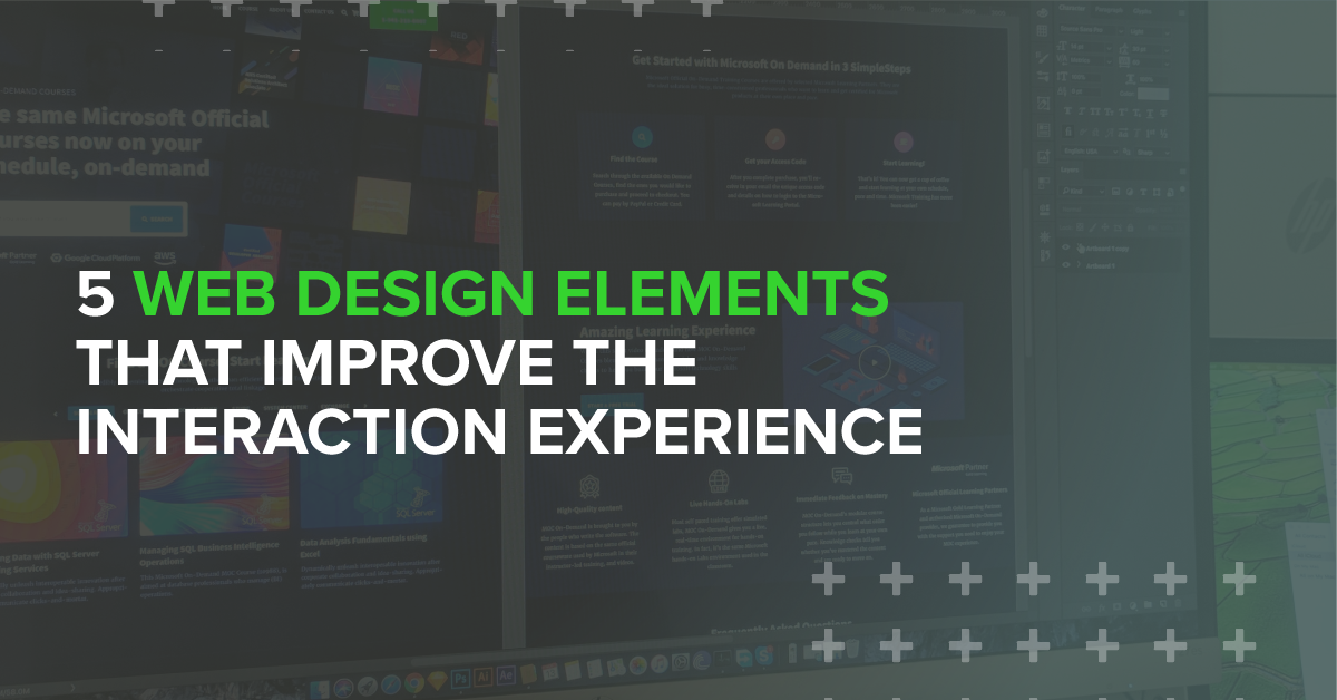 5 Web Design Elements That Improve the Interaction Experience